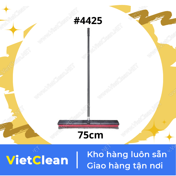 Cây chà sàn và gạt nước #4425 | Cây chà sàn cán dài VietClean | VietClean